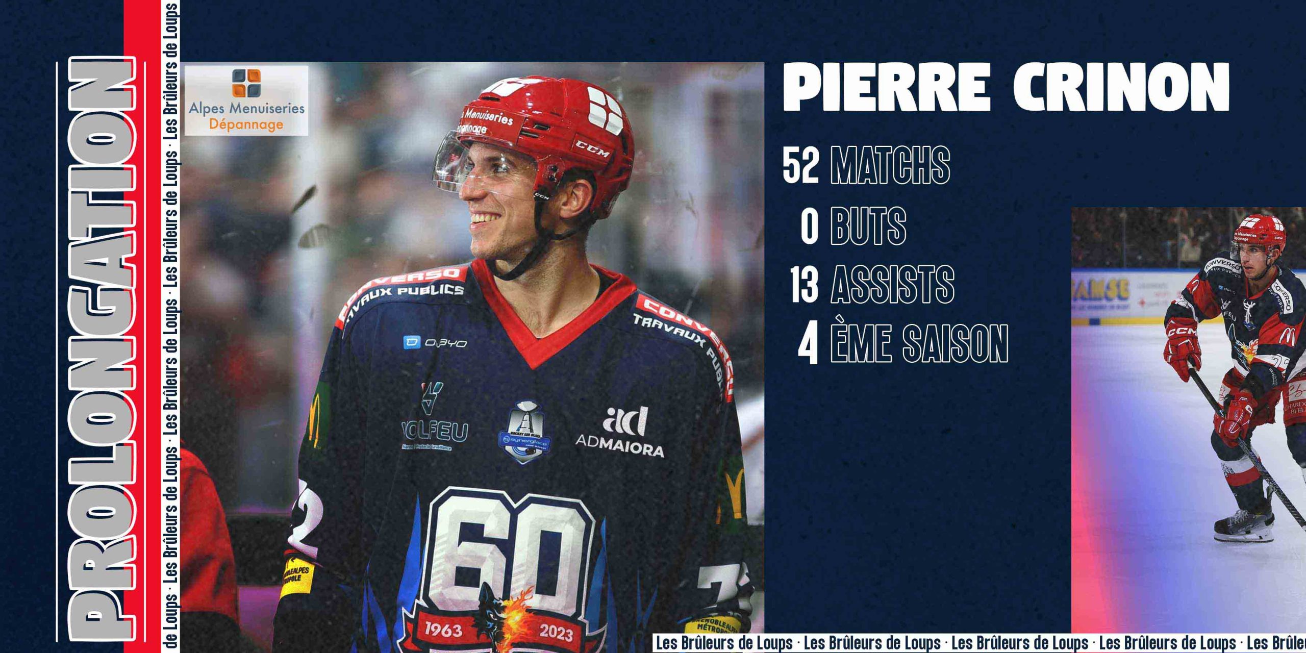 Prolongation pour Pierre Crinon - Brûleurs de Loups